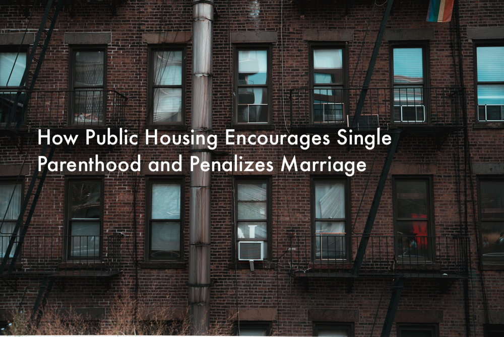 How Public Housing Encourages Single Parenthood and Penalizes Marriage ...